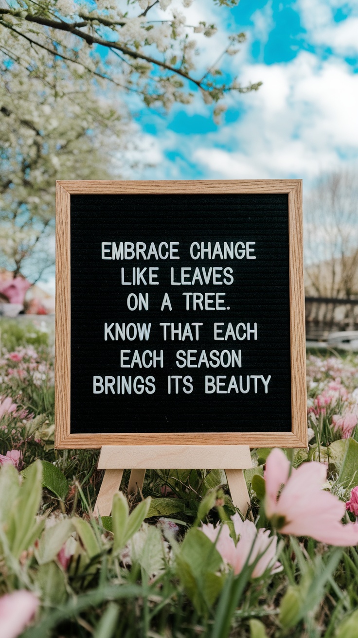 10 Inspiring Spring Letter Board Quotes to Brighten Your Season