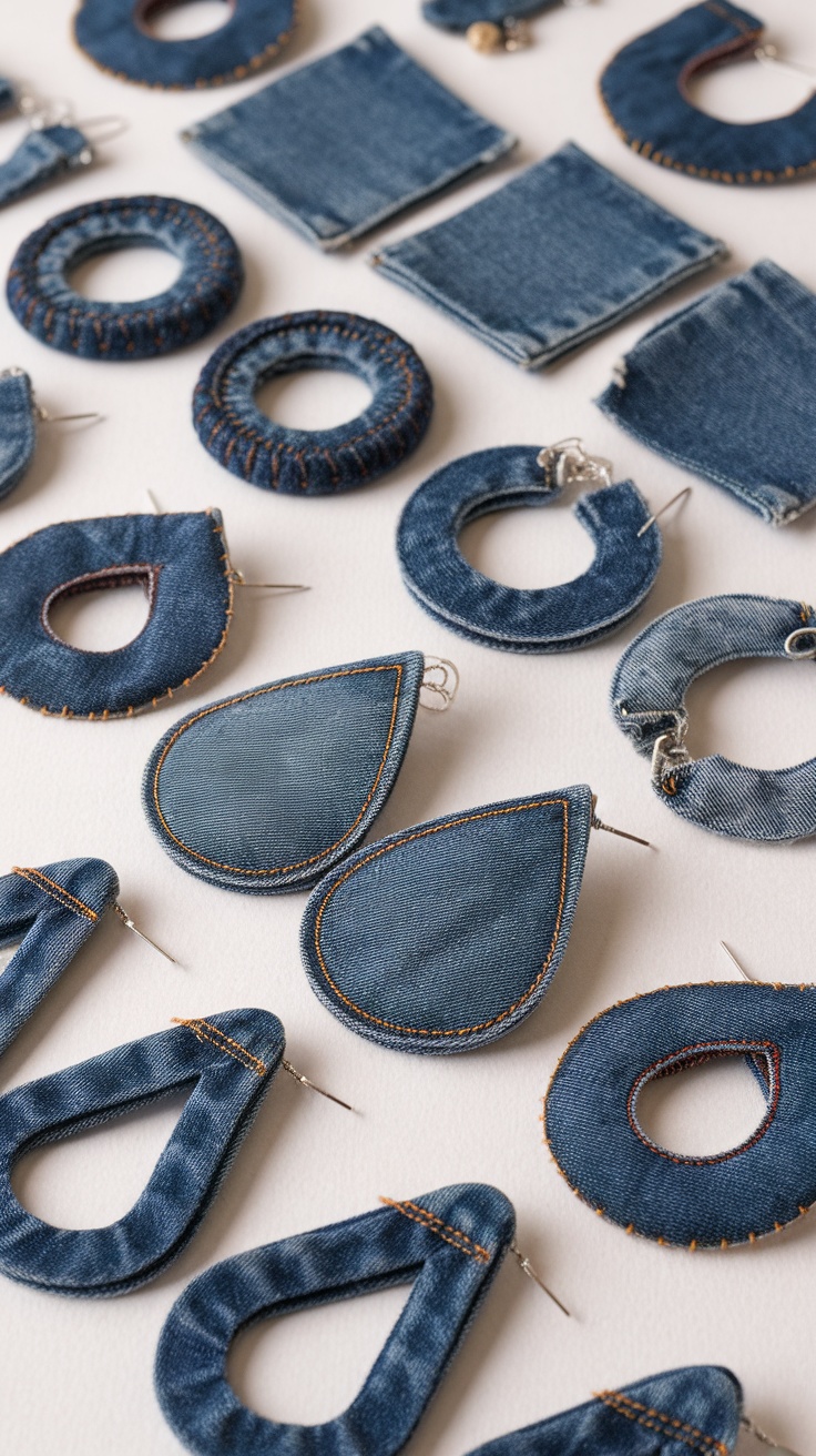 10 Tips for Creating Unique Denim Earrings at Home