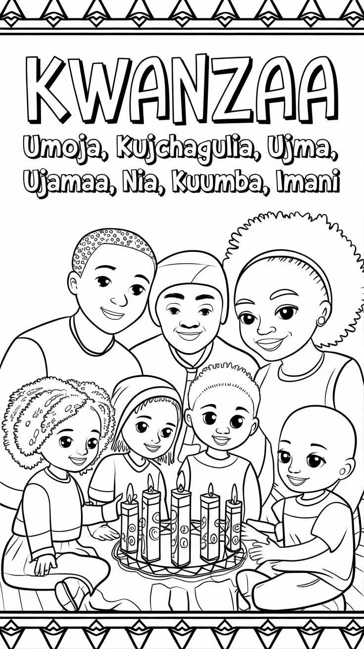 7 Must-Have Kwanzaa Coloring Books for a Festive Celebration