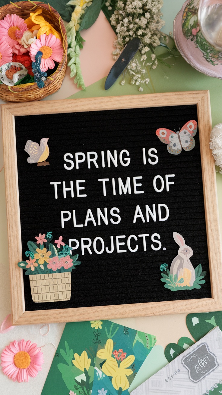 10 Inspiring Spring Letter Board Quotes to Brighten Your Season