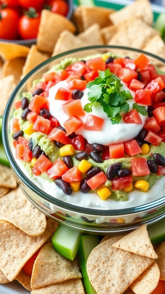 Lean and Green 7 Layer Dip: A Healthy Optavia-Friendly Fiesta