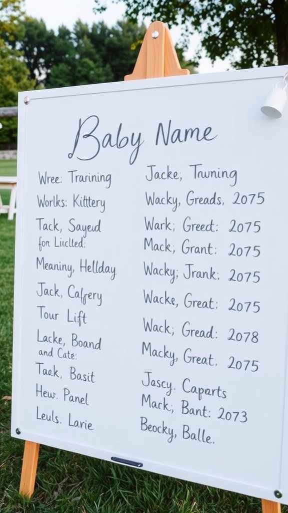 21 Creative Outdoor Baby Shower Ideas You’ll Love