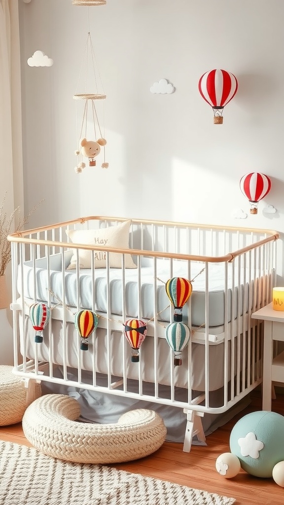 21 Adorable Hot Air Balloon Nursery Decor Ideas