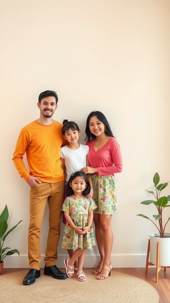 21 Stunning Color Schemes for Your Family Photoshoot