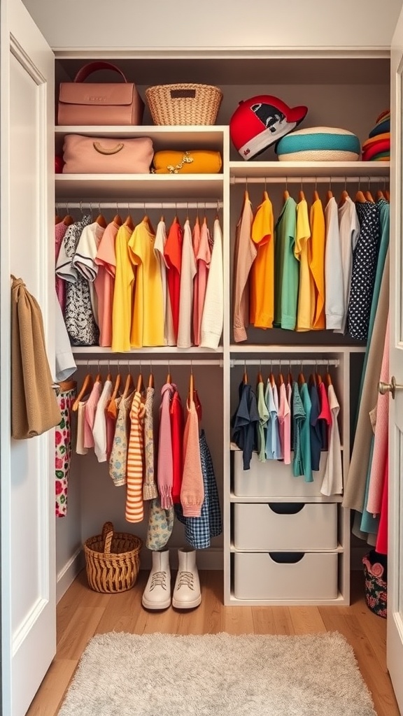21 Creative Kids Closet Organization Ideas for a Clutter-Free Space