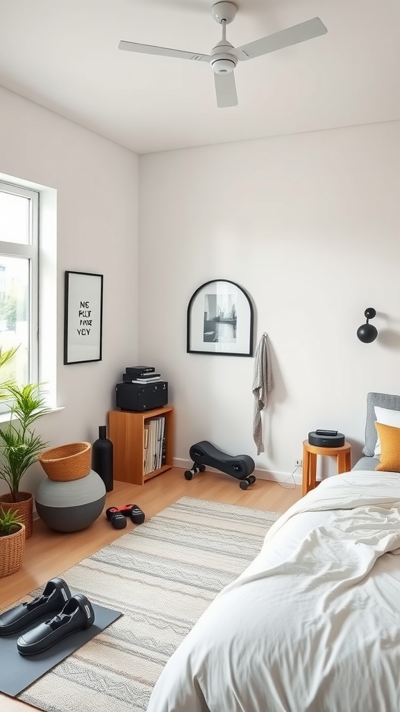 21 Creative Bedroom Gym Corner Ideas for a Fitness-Friendly Space ...