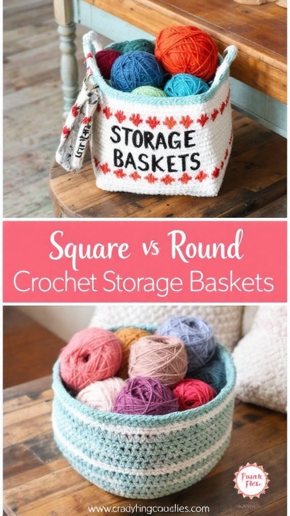 10 Stylish Crochet Storage Baskets to Organize Your Space