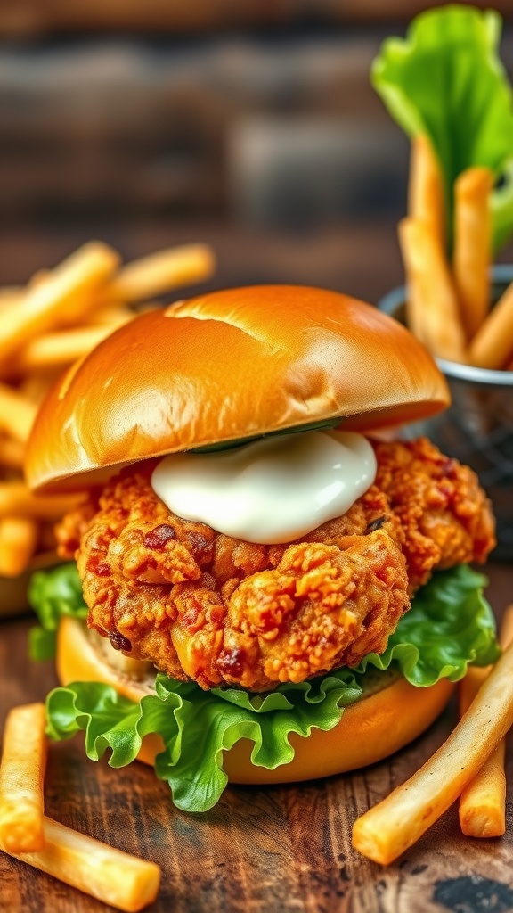 Homemade Chicken Royale Burger King Fakeaway Recipe - Fakeaway Recipes