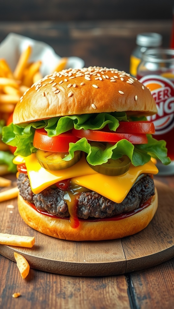 Homemade Burger King Whopper Style Burger Fakeaway Recipe - Fakeaway ...