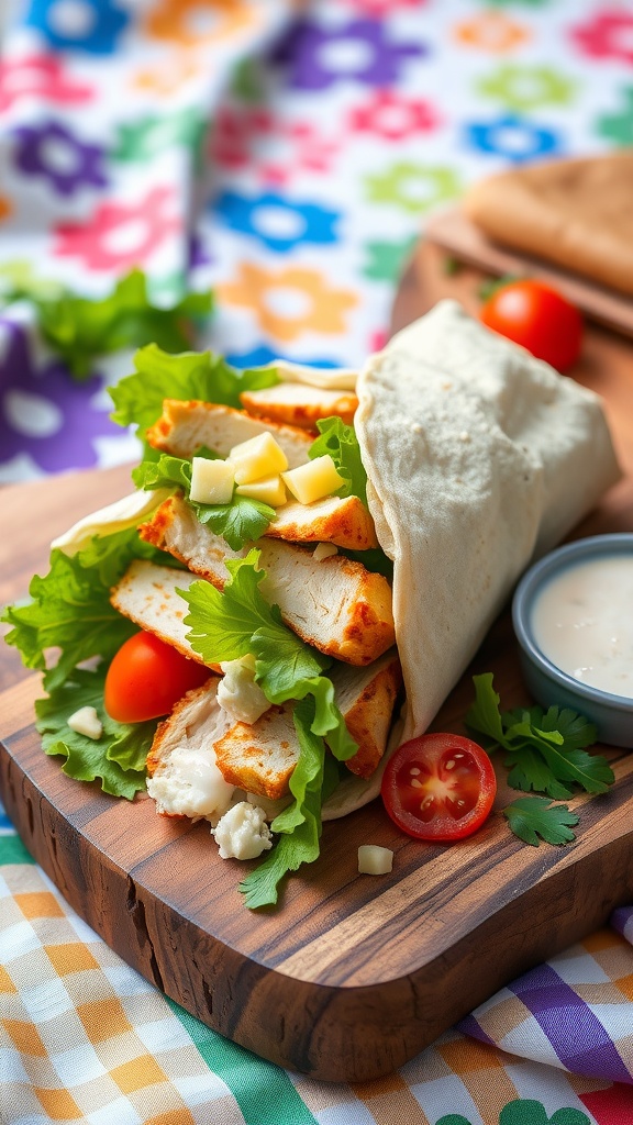 Spicy Perinaise Chicken Wrap Recipe - Fakeaway Recipes
