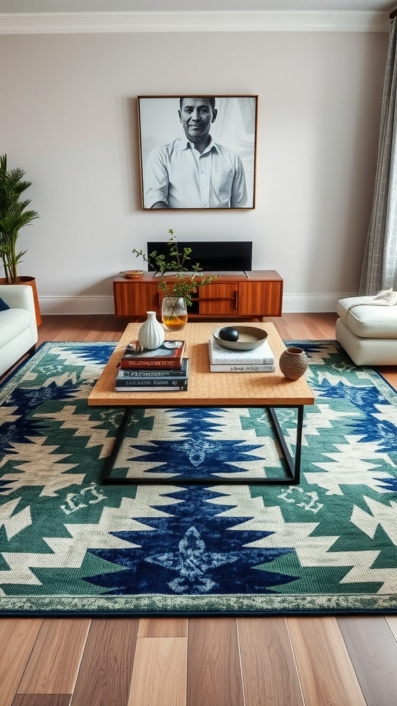 Designing a Sage Green and Navy Blue Living Room - DexDecor