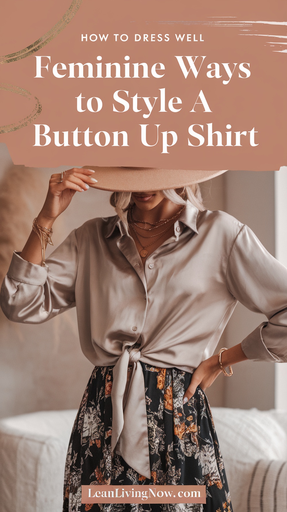 What To Wear Button Up Shirts Womens | Lean Living Now